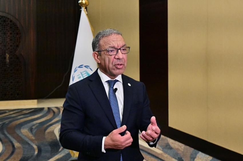 IPU President Duarte Pacheco speaks about Ukraine on 26 February 2022 ...