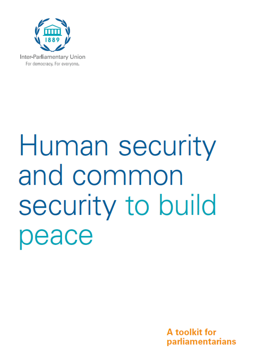 Human security and common security to build peace | Inter-Parliamentary Union