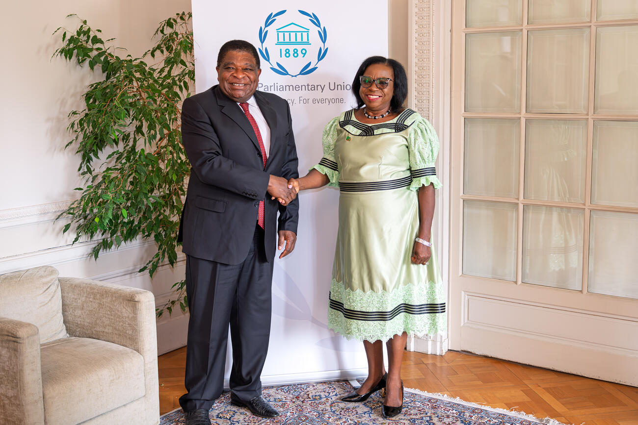 Zambian Vice-President visits the IPU | Inter-Parliamentary Union
