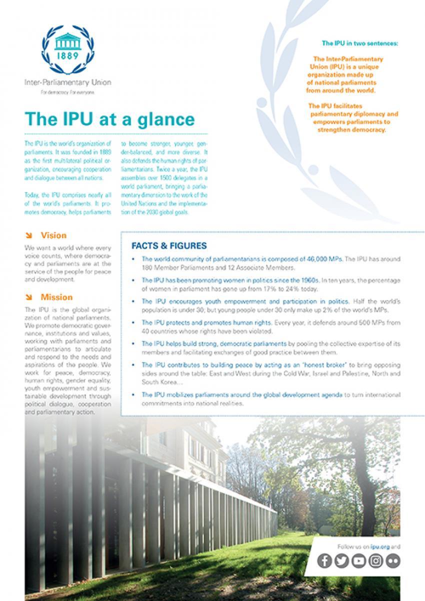 About IPU | Inter-Parliamentary Union