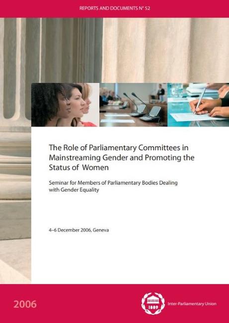 The Role of Parliamentary Committees in Mainstreaming Gender and ...